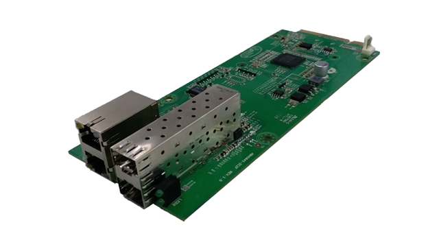 2x SFP + 2x RJ-45 GbE LAN-Modul ABN-584S-2C2F | 1ST-embedded