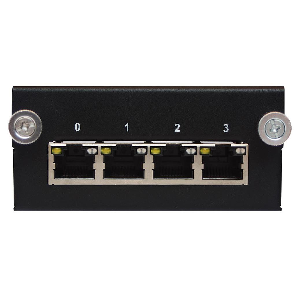 4-Ports Kupfer LAN Modul 35N4, 2x BYPASS | 1ST-embedded